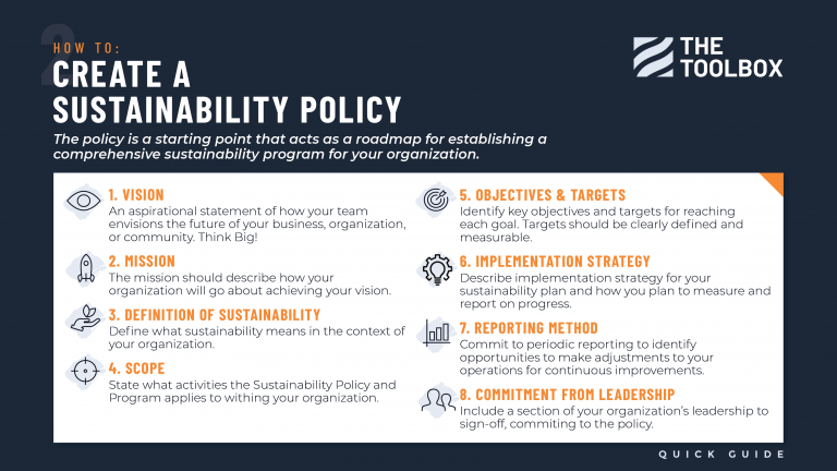 Create a Policy - The Toolbox